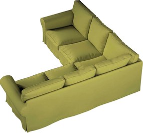 Potah na pohovku IKEA  Ektorp rohová barva zelená látka lesklé, sametová
