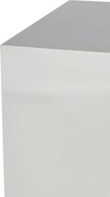 Podstavec PODEST, výška 60 cm, sklolaminát, bílý lesk