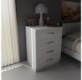 Asir | Noční stolek DIVA 74x55 cm bílá | AS1243