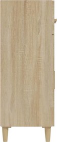 vidaXL Příborník 69,5 x 34 x 89 cm kompozitní dřevo [812189] Barva: hnědý dub