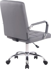 Kancelářská židle Deli PRO umělá kůže – šedá