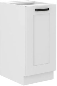 Kuchyňská skříňka LUNA bílá 40 D 1F BB barva dvířek: světle šedá Clay