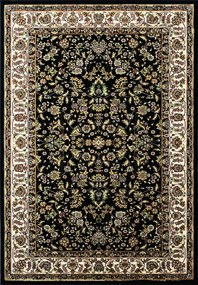 Berfin Dywany, Kusový koberec Anatolia 5378 S (Black), 250x350, černá, kancelář