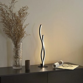 Designová stolní lampa černá vč. LED stmívatelná - Ying