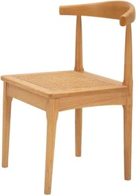 Designová jídelní židle Omolara hnědá