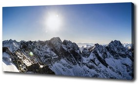 Wallmuralia Foto obraz na plátně Zima v Tatrách 100x50