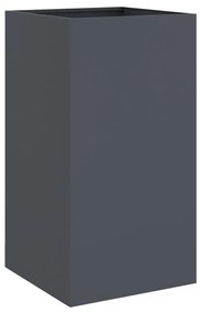 vidaXL Truhlík antracitový 42 x 38 x 75 cm ocel válcovaná za studena