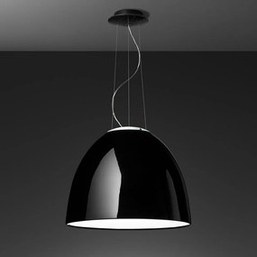 Artemide A242110 Nur Gloss Halo Black , závěsné svítidlo v černém lesku, 1x205W E27, prům. 55cm