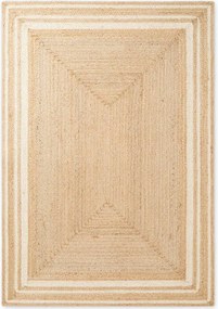 Krémový/v přírodní barvě oboustranný/ručně tkaný jutový koberec 80x150 cm Looma – Hanse Home