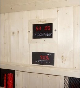 RAKOUSKÝ produkt - Venkovní kombinovaná sauna LAHTI 198x181,5x202,2 cm ( F30200 )