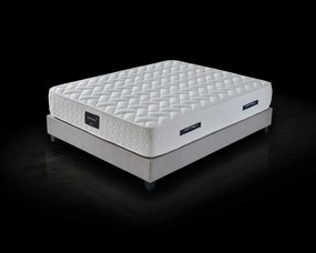 Čalouněná postel ASTRA s matrací - šedá 120 × 200 cm