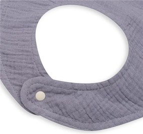 Mušelínový dětský bryndák New Baby grey