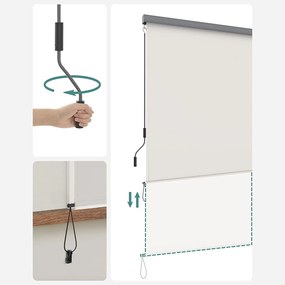 Vertikální sluneční clona 1,4 x 2,5 m (š x v), béžová