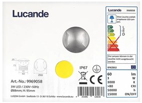 Lucande Lucande - LED Venkovní zápustné svítidlo HELENE LED/3W/230V IP67 LW0331