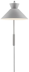 NORDLUX Nástěnné lampa s vypínačem DIAL, 1xE27, 40W, šedá 2213371010