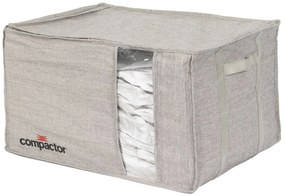 Compactor OXFORD vakuový úložný box XL, 56 x 42 x 33 cm, pevné pouzdro, polyester-bavlna