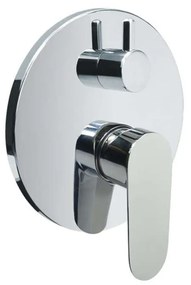 Mereo Mada sprchová podomítková baterie s přepínačem Mbox kulatý kryt mosaz chrom CBQ60106MA