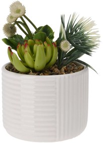 Umělé květiny v květináči SUCCULENT, O 10,5 cm