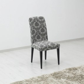 Forbyt Napínací potah na židle Istanbul šedá, 40 x 60 cm, sada 2 ks
