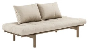 sofa PACE by Karup - 75*200 cm carob (hnědá) + futon beige 747