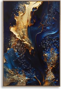 Obraz Andromeda A 60x90 cm modrý/zlatý
