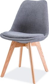 Casarredo - Komfort nábytek Jídelní židle DIOR, dub/tmavě šedá