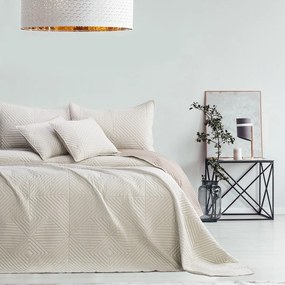 Přehoz na postel AmeliaHome Softa béžový/cappuccino