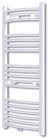 Žebříkový radiátor obloukový, ústřední topení 600 x 1160 mm boční a střední přípojka - Default Title