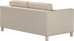 Potah na pohovku IKEA  Karlanda rozkládací, krátký barva béžová látka pletený vzor