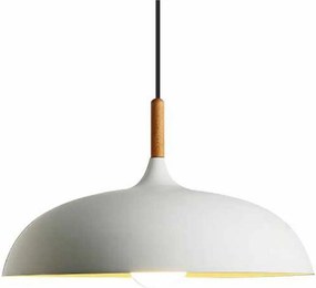 Závěsná lampa Saucer bílá