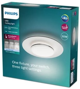 Philips- LED Stmívatelné stropní svítidlo GARNET SCENE SWITCH LED/30W/230V 4000K