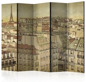 Artgeist Paraván - Good bye Paris! II [Room Dividers] Velikosti (šířkaxvýška): 225x172
