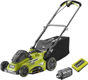 Ryobi RLM36X41H60PG 36V bezuhlíková sekačka na trávu s Power Assist šířka záběru 40cm