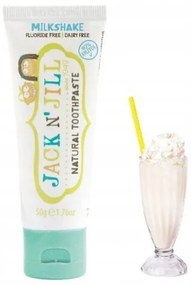 Jack N´ Jill Přírodní zubní pasta s příchutí 50 g Mléčný koktejl