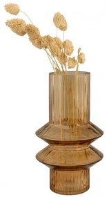 Váza skleněná ZARO jantarově hnědá ø10x18 cm House Nordic 4441050