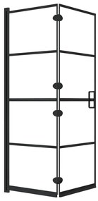 Skládací sprchový kout ESG 100 x 140 cm černý,  150744