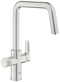 Grohe Blue Pure - Dřezová baterie Eurosmart s filtrační funkcí, supersteel 30583DC0