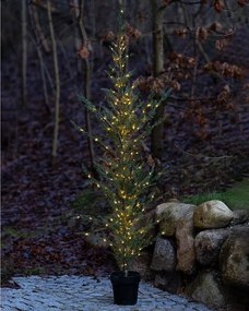 LED světelný stromek v květináči Cedr, 190 cm
