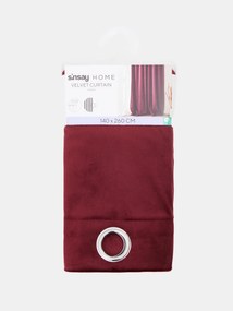 Sinsay - Sametový závěs s funkcí stínění na průchodkách - kaštanová