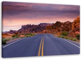 Gario Obraz na plátně Silnice uprostřed ničeho Rozměry: 60 x 40 cm