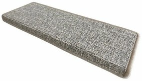 Vopi Nášlapy na schody Alassio šedobéžové obdélník, samolepící - 24x65 obdélník (rozměr včetně ohybu)