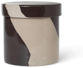 Ferm Living Dóza Inlay Large, sand/brown