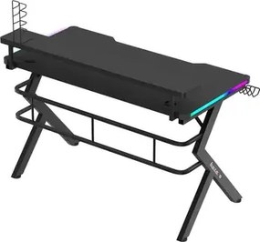 Huzaro Hero 5.0 RGB černá / Herní stůl / 120 x 60 x 69.5 cm