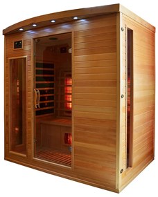 M-Spa - Infrasauna karbon-keramika pro 4 osoby 175 x 135 x 190 cm