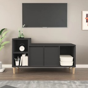 vidaXL TV skříňka černá 100x35x55 cm kompozitní dřevo