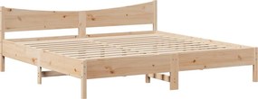 Rám postele s čelem 180 x 200 cm masivní borovice 3307035