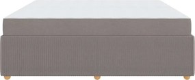 Rám postele Taupe 200 x 200 cm textil 3398435
