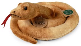 Rappa Plyšový had hnědý 90 cm ECO-FRIENDLY