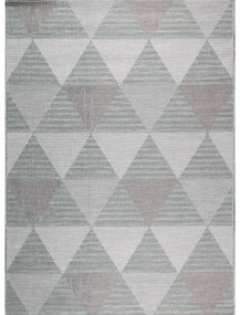 Kusový koberec Flat 21132 stříbrný