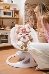 MoMi PEARL Elektrické houpátko béžové